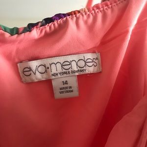 eva mendes for New York & Company | Dresses | Plus Size Floral Maxi ...